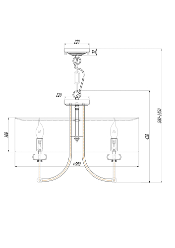Подвесная люстра Maytoni Roma ARM006PL-06G - купить в Москве по ...