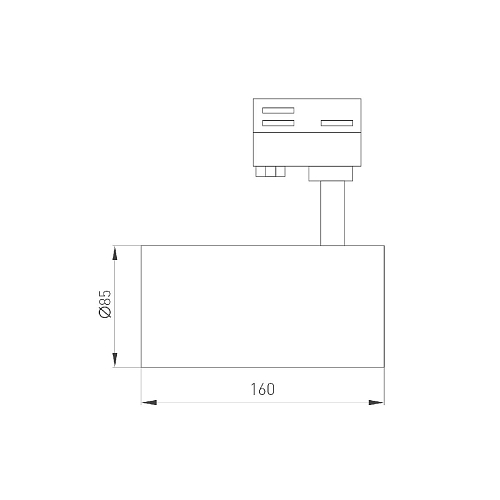 Трековый трехфазный светильник Arlight LGD-CALIPSO-4TR-R85-30W Day4000-MIX 046728 - купить в ...