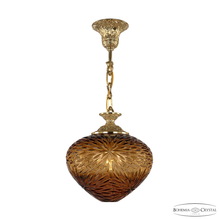 Подвесной светильник Bohemia Ivele Crystal 7003P/23 G Amber/H-1A ...